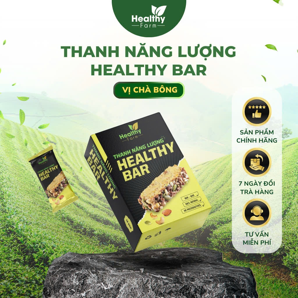 [Chính hãng] Thanh Năng Lượng Healthy Bar Vị Chà Bông, Bánh Ăn Kiêng ...