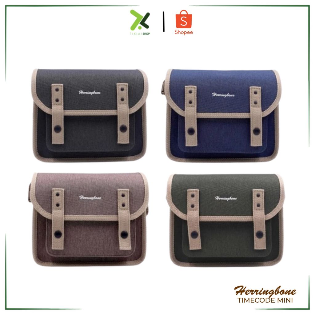 Túi Máy Ảnh HERRINGBONE TIMECODE MINI | Hàng Chính Hãng Tixiai | Shopee Việt Nam