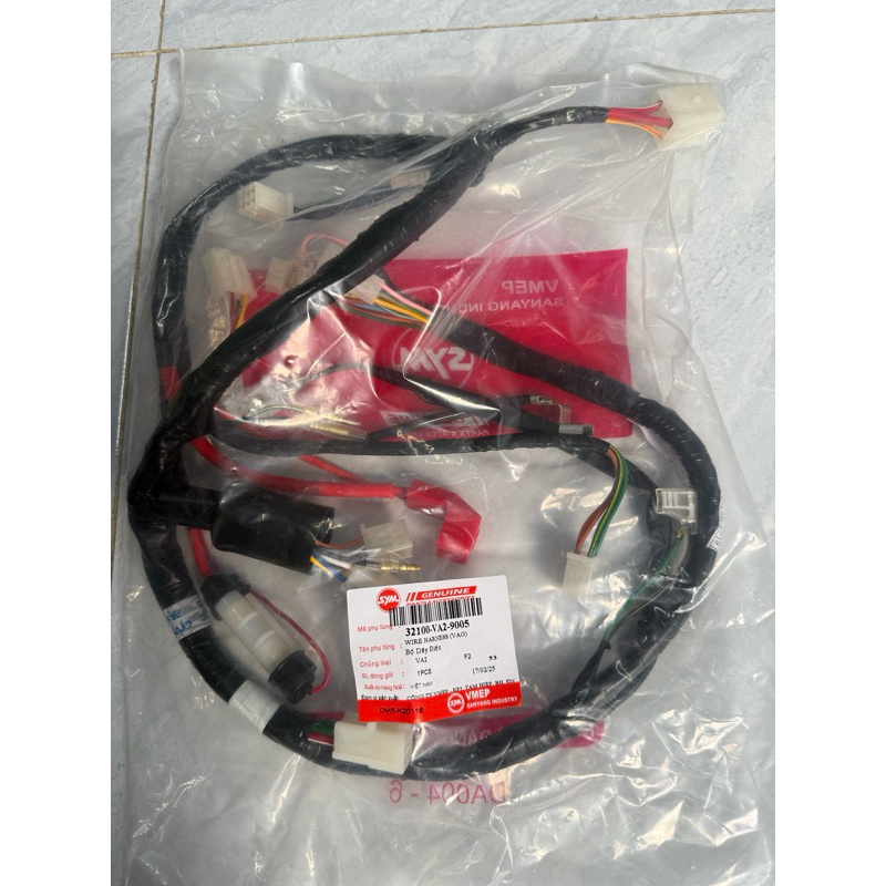 bộ dây điện xe sym angel 100 chính hãng | Shopee Việt Nam