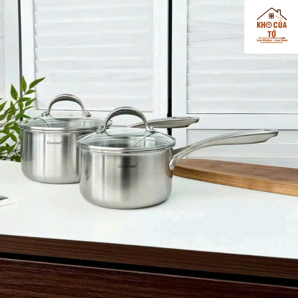Quánh, nồi nấu cháo bột, nồi quánh inox: quánh thành cao Chockmen 16 cm ...