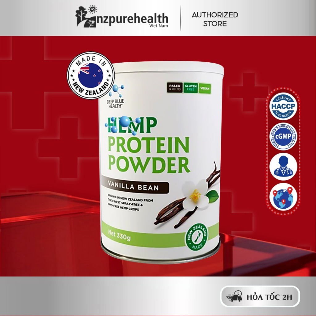 Bột đạm protein gai dầu Deep Blue Health H Protein Powder (330gr ...