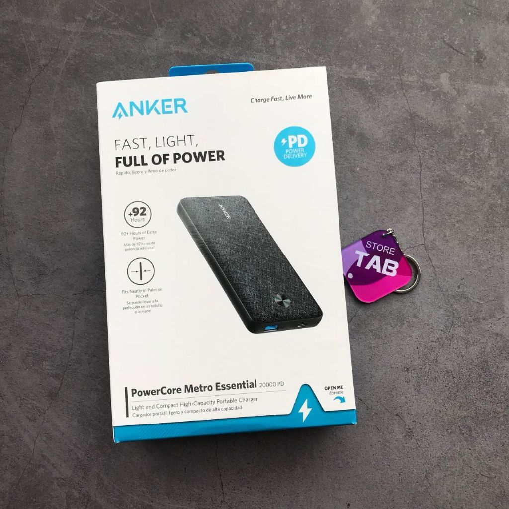 Sạc Dự Phòng ANKER PowerCore Metro Essential 20.000 PD - A1281 A1287 ...