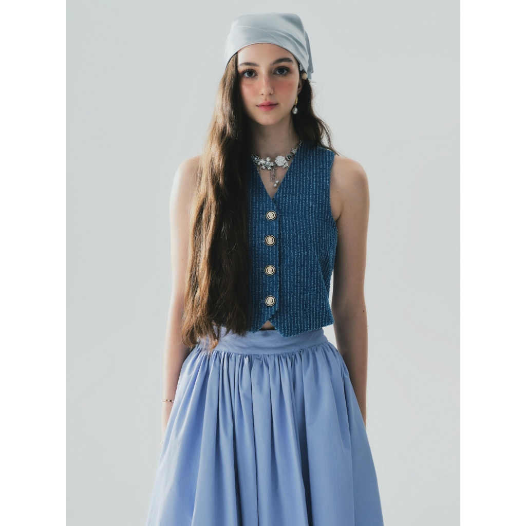 Áo Gile Tweed Cassie | 4470 | Lana Official | Shopee Việt Nam