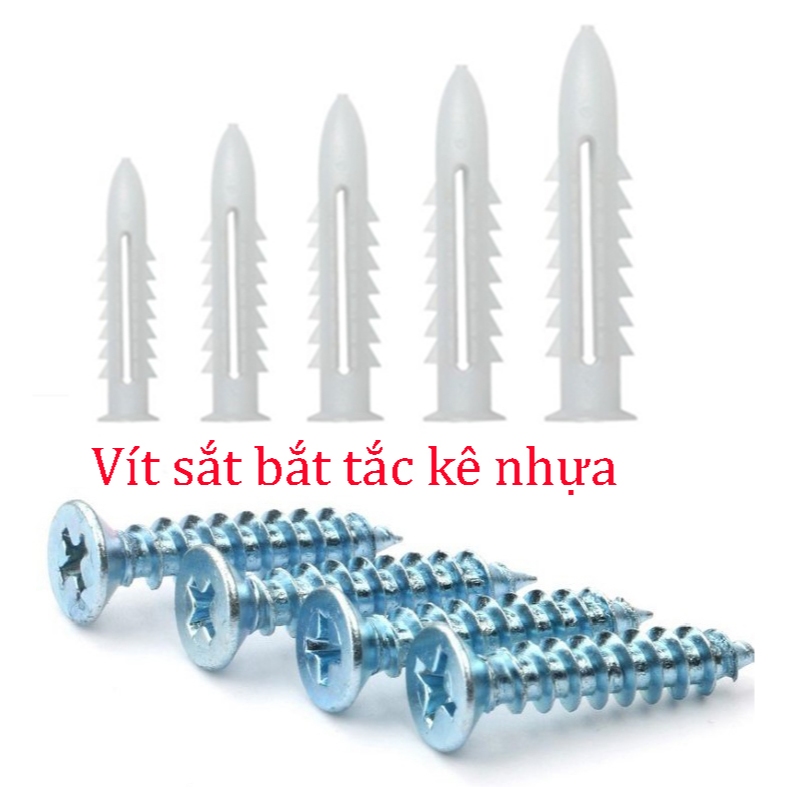 1kg vít 1kg sắt, bắt tắc kê nhựa 5li (5li dài 3f, 4f, 5f,6f,7f) | Shopee Việt Nam