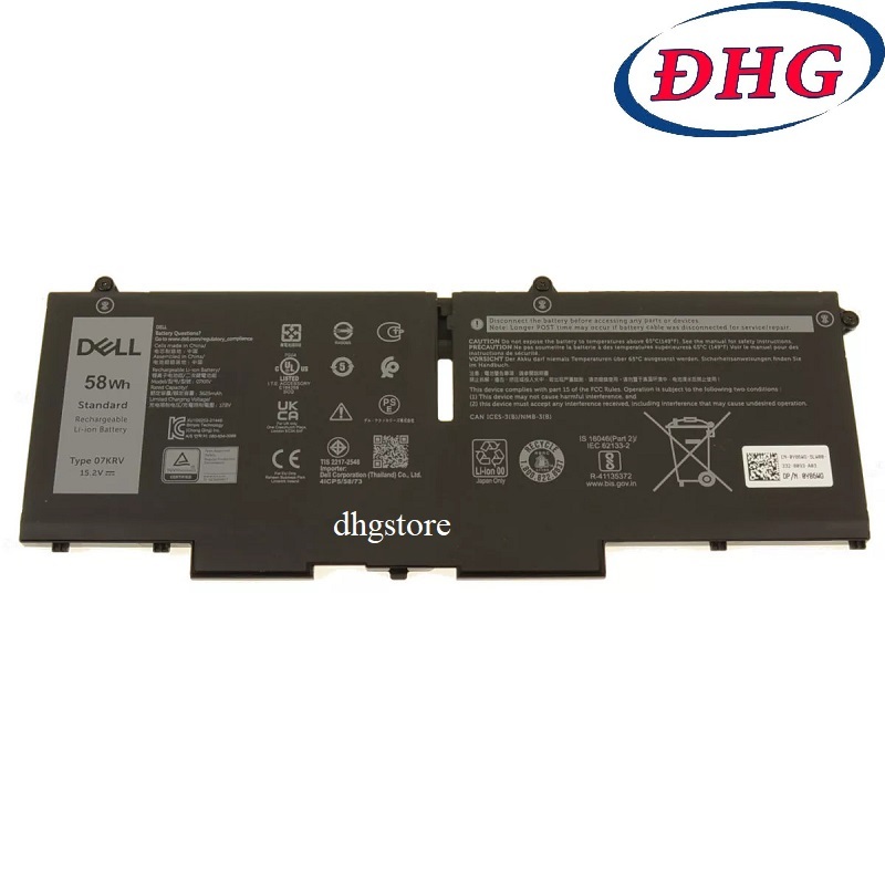 Pin laptop Dell Latitude 5430 5530 7430 7530, Precison 3570, 8P81K ...