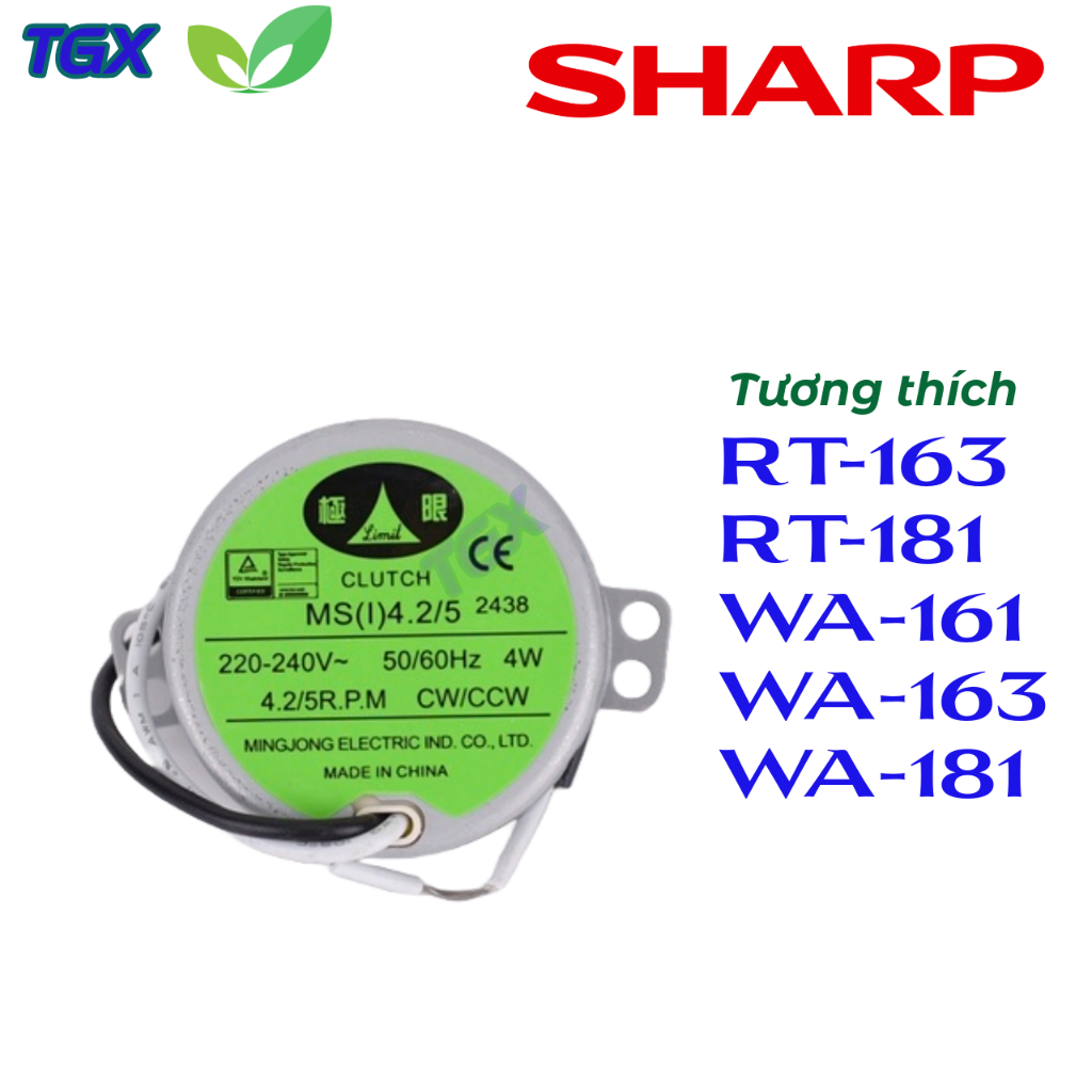 Mô tơ đảo - Tuốc năng quạt Sharp, Model RT-163, RT-181, WA-161, WA-163 ...