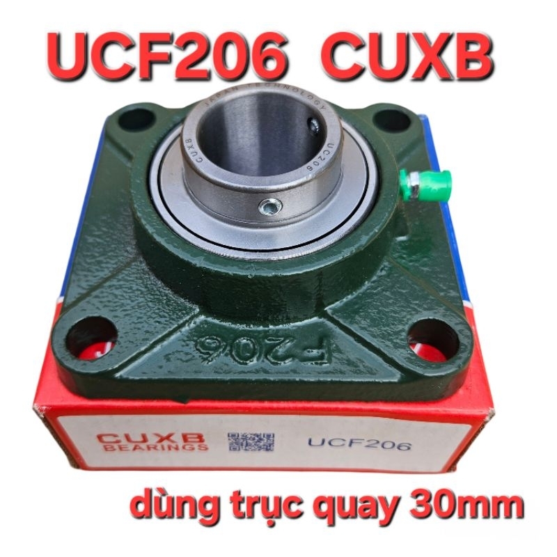 gối đỡ vòng bi UCF206 CUXB ( cốt 30mm ) | Shopee Việt Nam