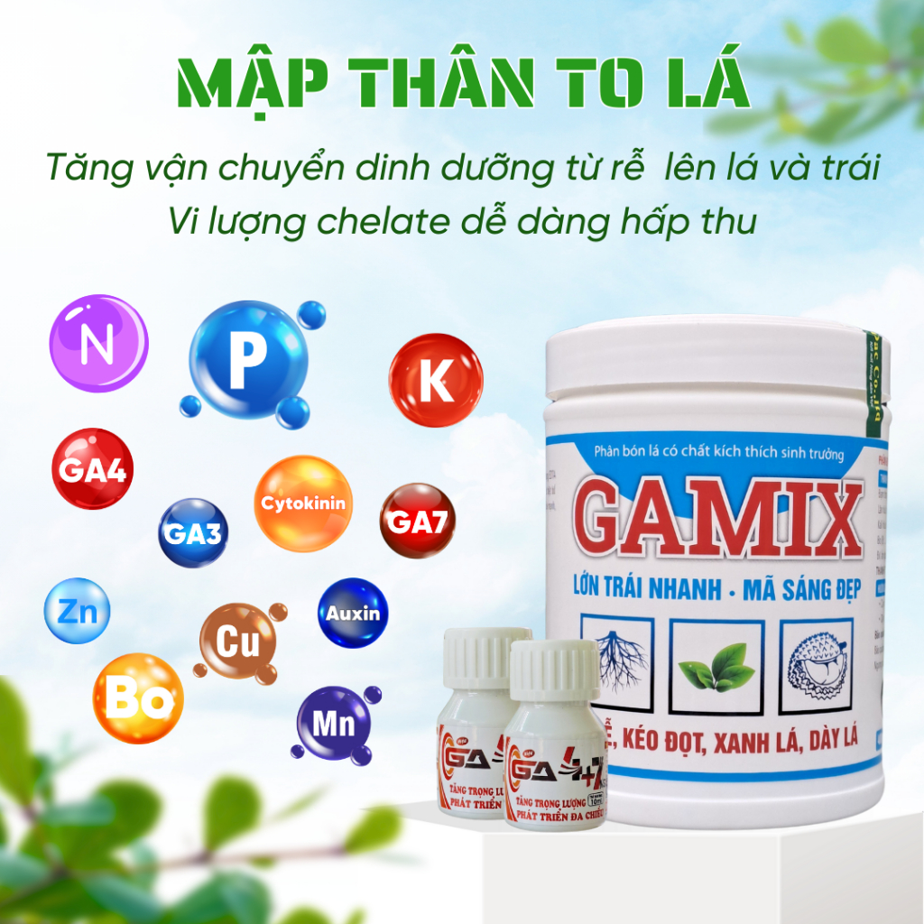 Combo Siêu Vọt Đọt (1 GAMIX + 2 GA4+7) Mập đọt - To lá | Shopee Việt Nam