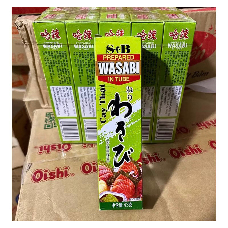 Mù tạt wasabi sb 43g chính hãng | Shopee Việt Nam