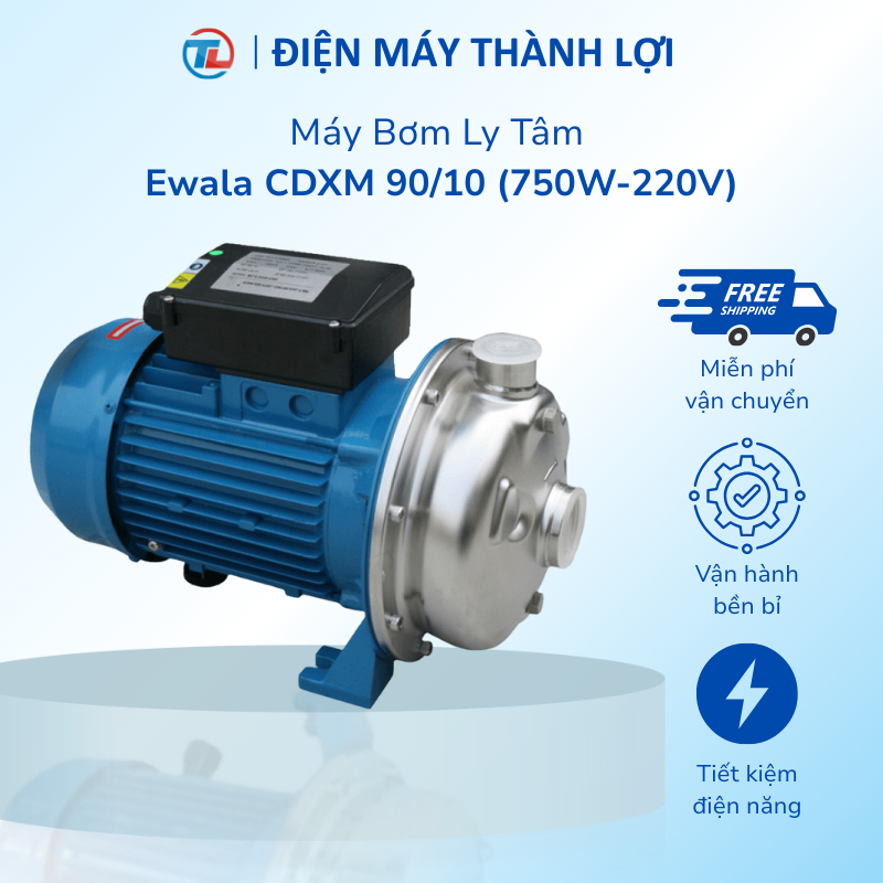 Máy Bơm Ly Tâm Ewala CDXM 90/10 (750W-220V) | Shopee Việt Nam