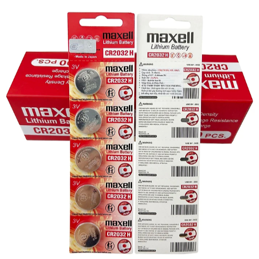 Pin Cmos Maxell CR2032 Lithium 3V XịN - Made In Japan dành cho đồng hồ ...