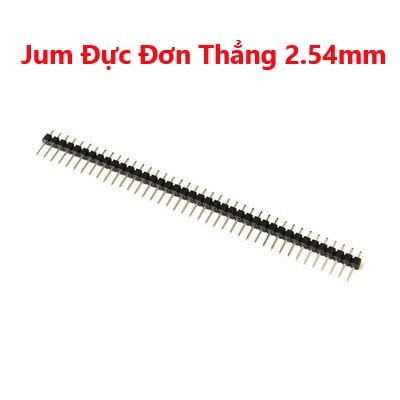 COMBO 10 Thanh Jump Đực Đơn Thẳng 1*40P 2.54mm, 1 hàng 40 chân, khoảng ...