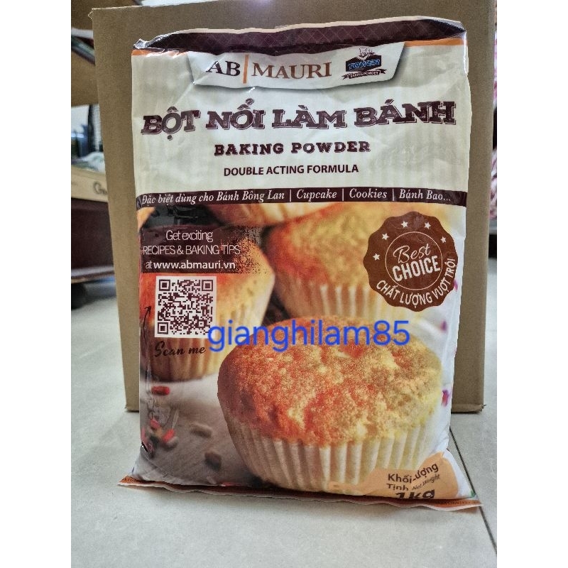 Bột nổi, Bột nở làm bánh AB MAURI ( Tower), Baking Powder 1kg | Shopee ...