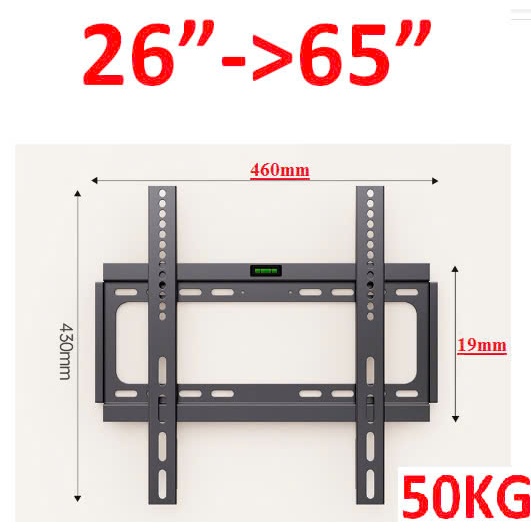 khung treo treo tivi áp tường 26 inch đến 65 inch | Shopee Việt Nam