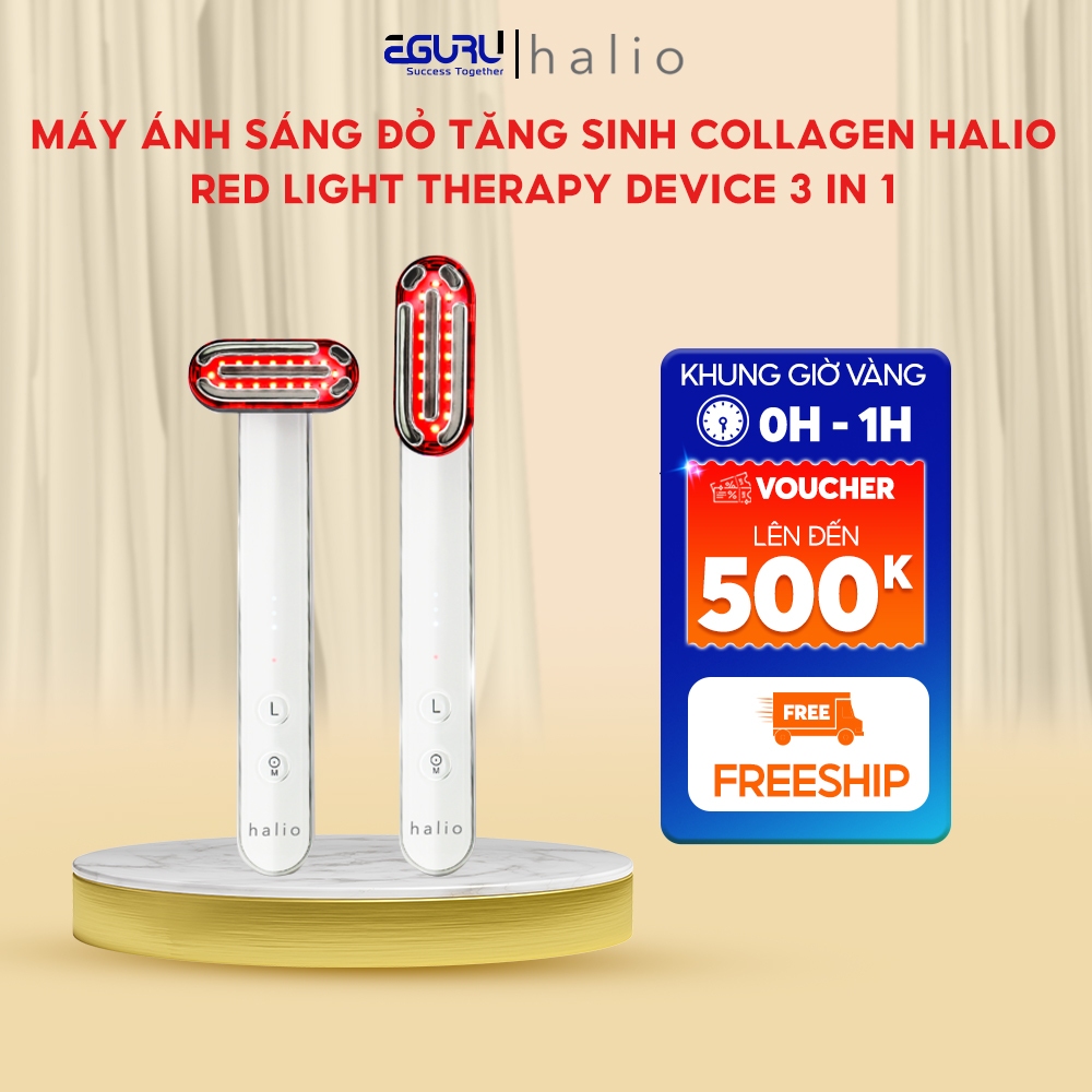 Máy Ánh Sáng Đỏ Tăng Sinh Collagen Halio Red Light Therapy Device 3 In ...