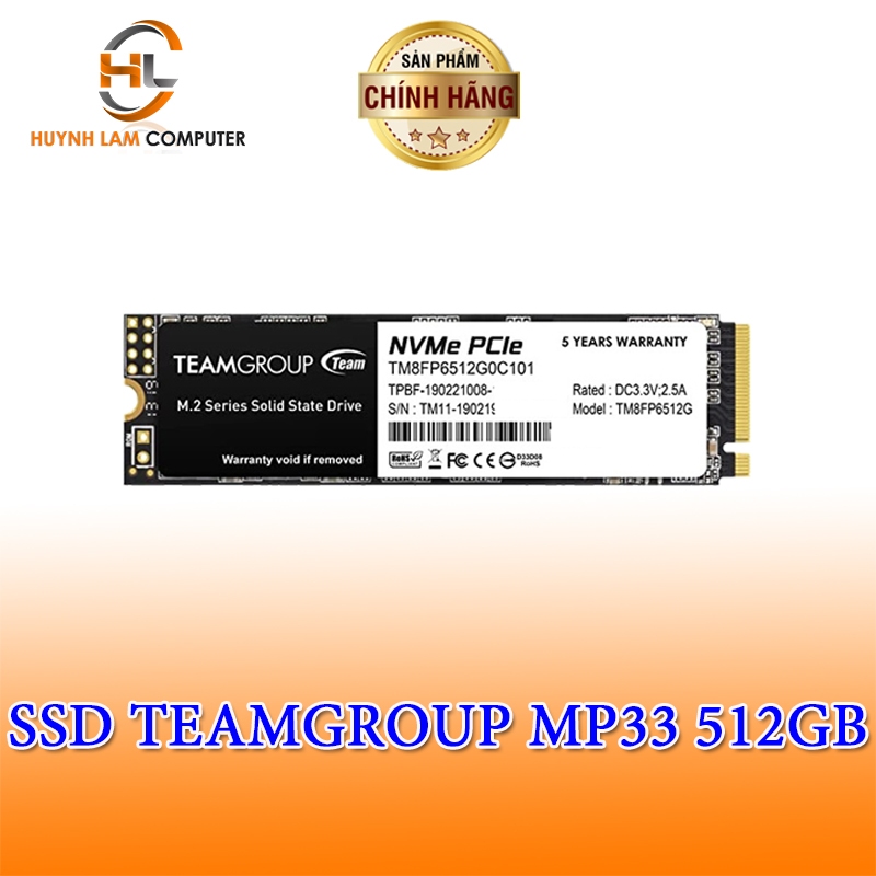 Ổ cứng SSD TeamGroup 512G MP33 M.2 PCIe Gen3x4 - Chính hãng | Shopee Việt Nam