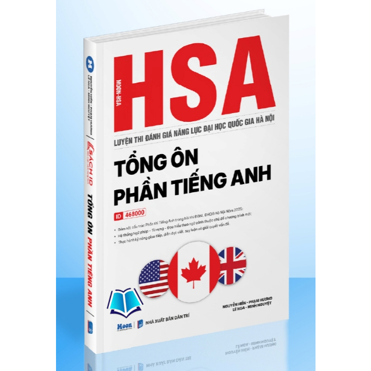 [ HSA 2025 ] - Tổng ôn phần tiếng anh, sách ôn thi đánh giá năng lực Hà Nội Moonbook | Shopee ...