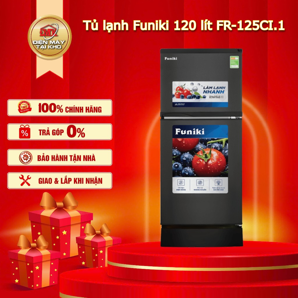 Tủ lạnh Funiki 120 lít FR-125CI.1 | Shopee Việt Nam