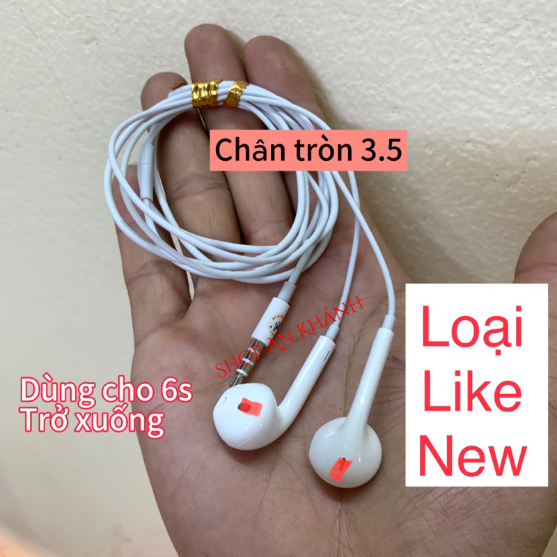 Tai nghe Ai phôn 3.5 zin chính hãng (loại Like New).Mic thu âm karaoke ...