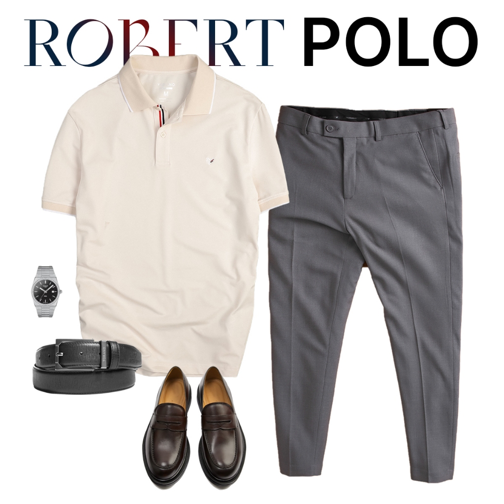 Áo polo nam TORANO ROBERT POLO vải thế hệ mới, có cổ, nhiều màu, thoáng ...