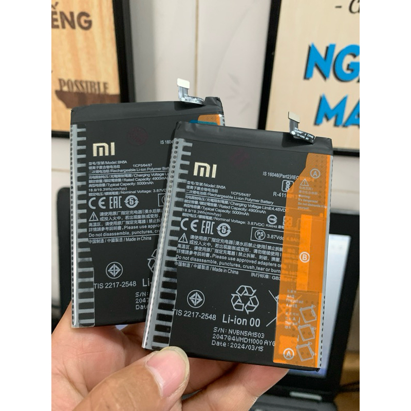 Pin Redmi 10 4G/Redmi Note 10 5G Zin Mã BN5A Dung Lượng Chuẩn 5000mAh ...