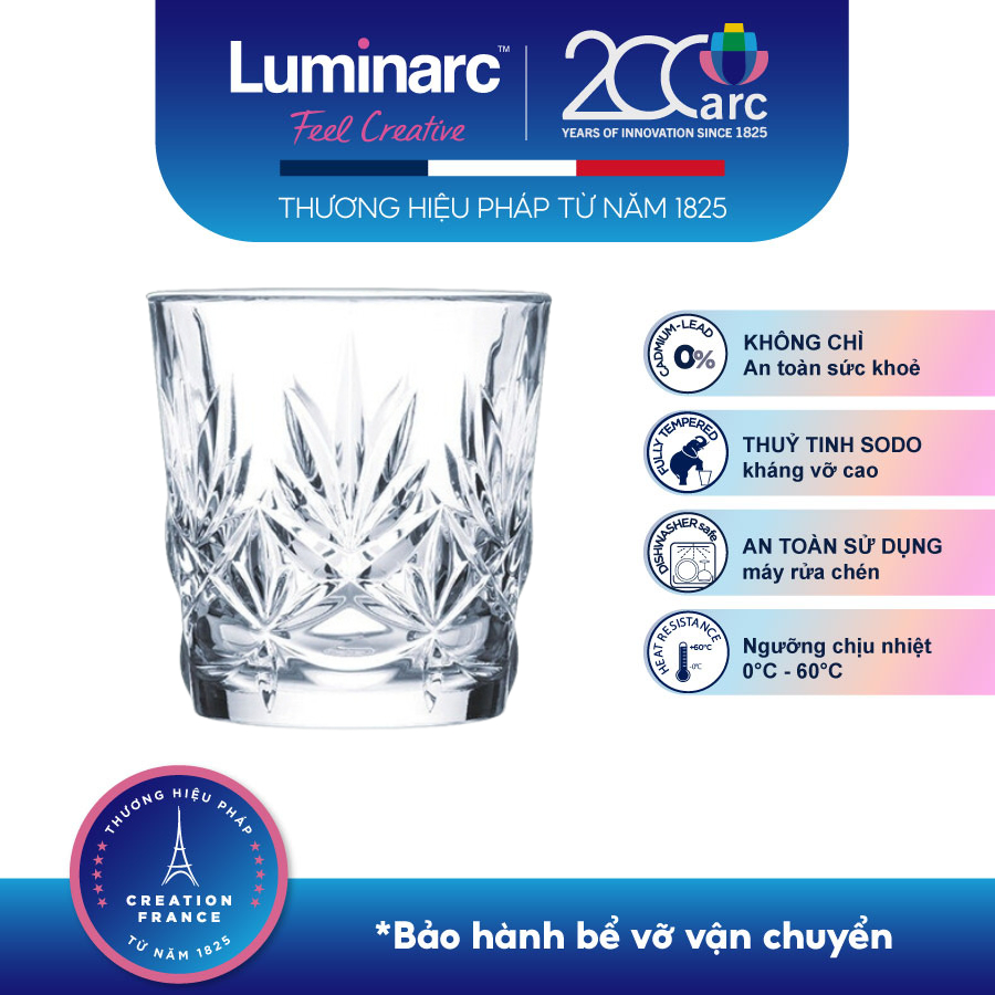 Bộ 6 Ly Thấp Thuỷ Tinh Luminarc Annecy 300ml - LUANV2152 | Shopee Việt Nam