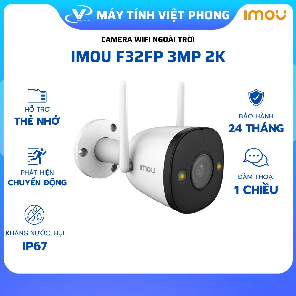 [FULL VAT] CAMERA WIFI NGOÀI TRỜI IMOU F32FP 3MP 2K BẢO HÀNH 24 THÁNG ...