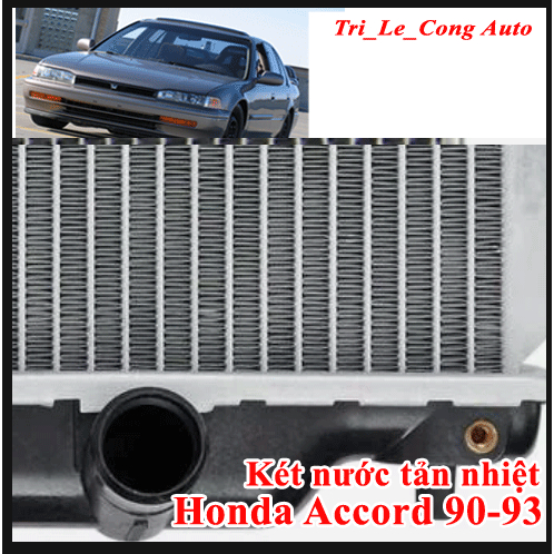 Két nước Accord 90-93 92 tản động cơ 2.0 2.2 Honda đời 1991 1993 lupe ...
