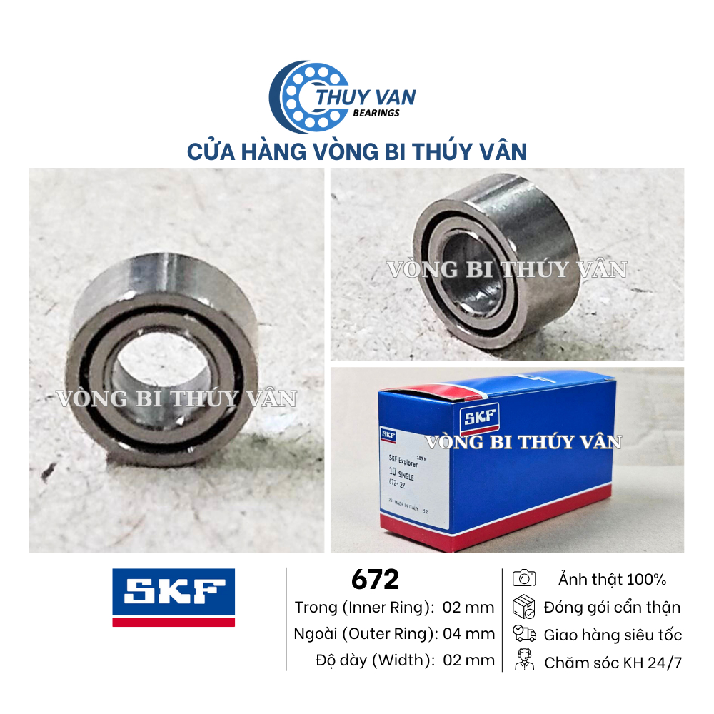 Vòng bi bạc đạn 672 673 674 675 676 677 678 679 683 684 685 686 687 688 689 694 695 696 697 698 ...