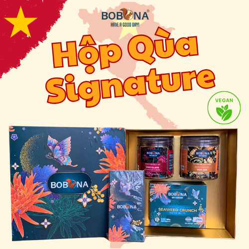 Hộp Quà Tặng SIGNATURE BOBONA Tiện Lợi, Sang Trọng, Dinh Dưỡng, Healthy ...
