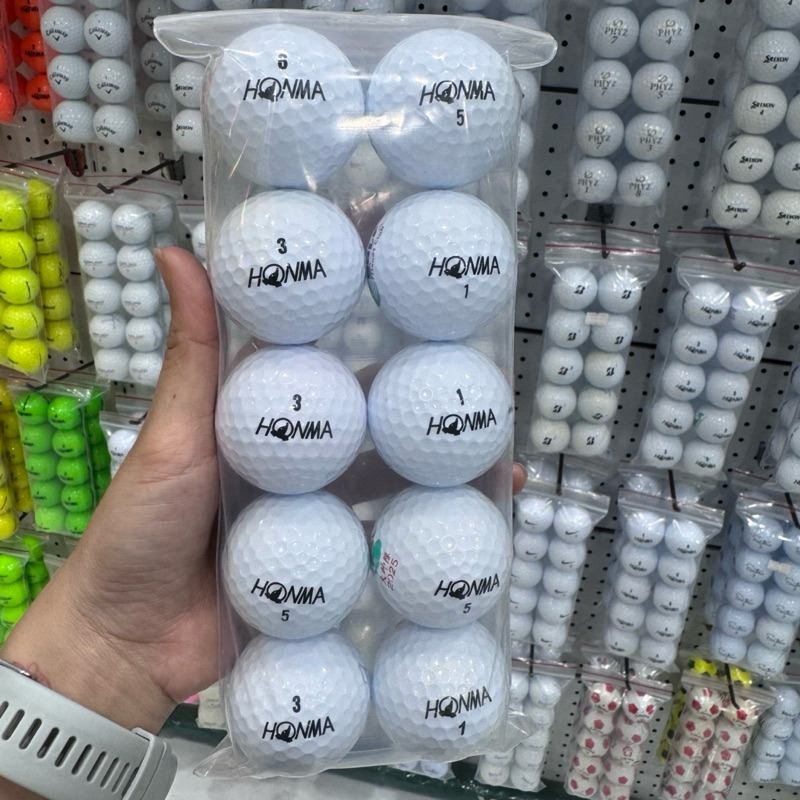Bóng Golf Honma trắng chính hãng mới 98-99%(10 ball) | Shopee Việt Nam