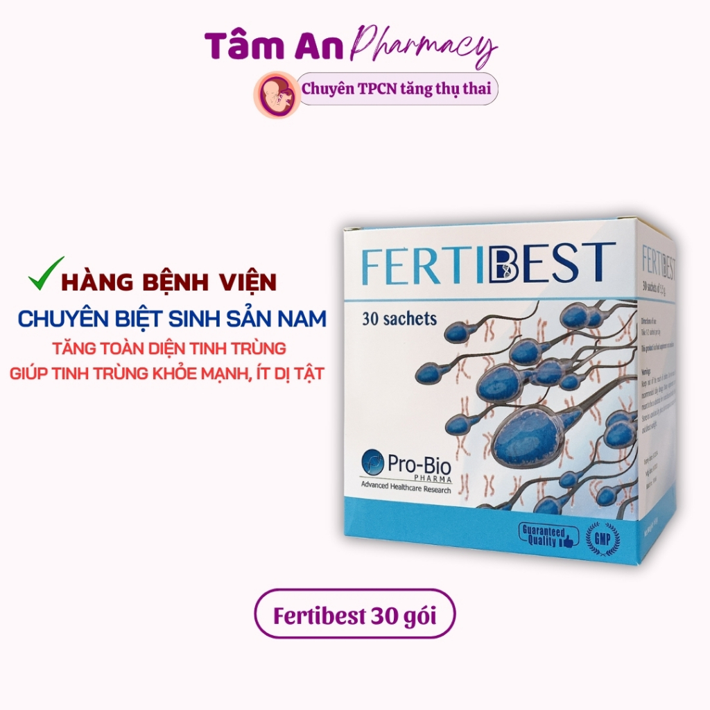 Fertibest [TOP1 BỔ TINH TRÙNG] tăng thụ thai, hỗ trợ trong IUI, IVF ...