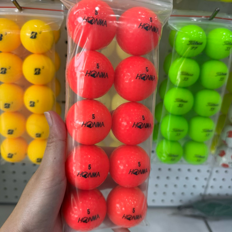 Bóng Golf Honma màu mới 99% (10 ball) | Shopee Việt Nam