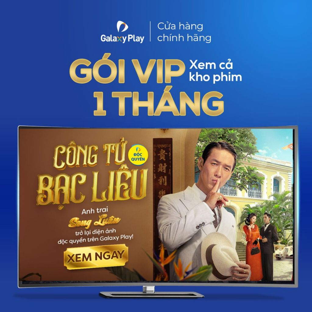 [E-voucher] Gói Vip 1 Tháng Xem Phim trên Galaxy Play | Shopee Việt Nam