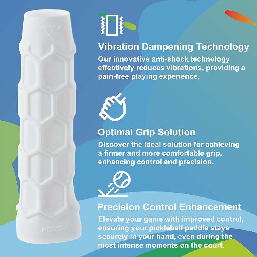 Cuốn Cán Silicone Hex Grip Cho Vợt Pickleball – Dày 1.5mm (0.15cm) | Chống Trơn Trượt, Êm Tay ...