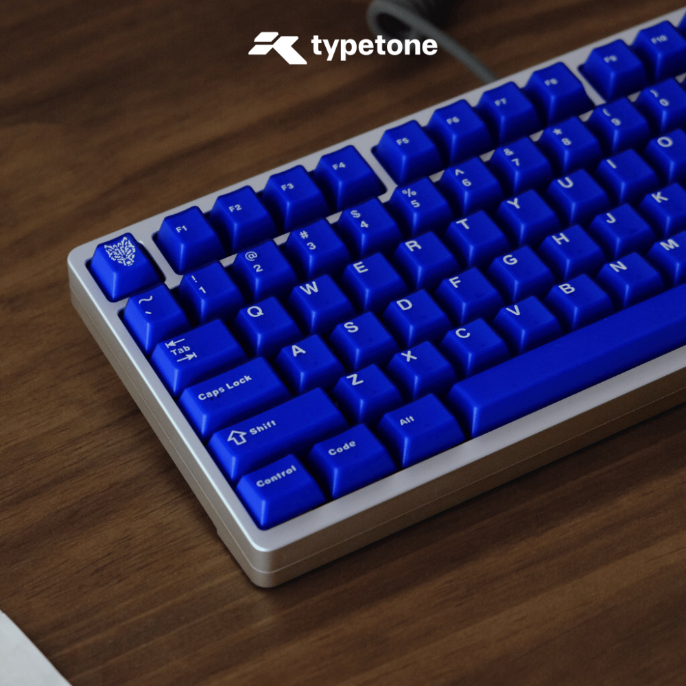 Keycap Cherry Profile ABS – Aifei Klein Blue – 114 Nút – Semi-transparent – Double-shot – Phím ...