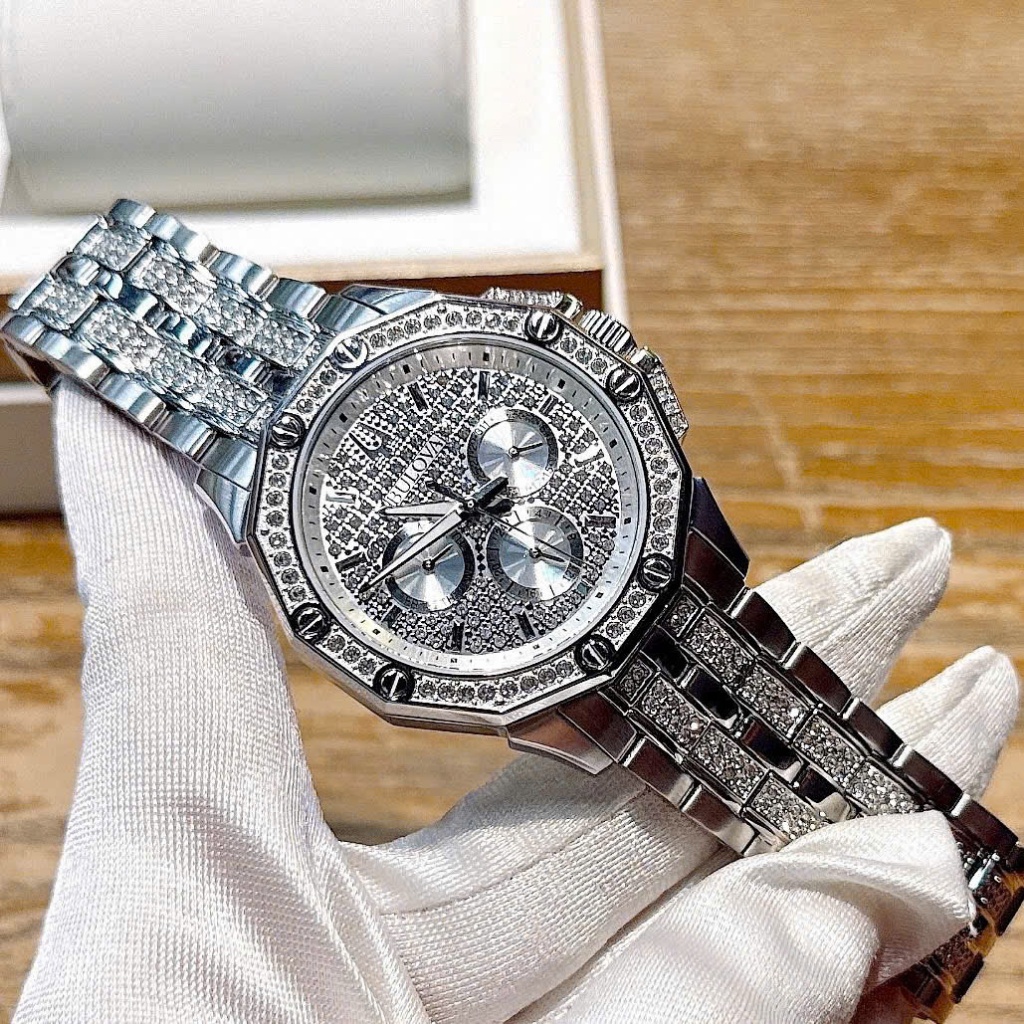 Đồng hồ nam dây thép Bulova Quartz Octava Crystal 96C134 | Shopee Việt Nam