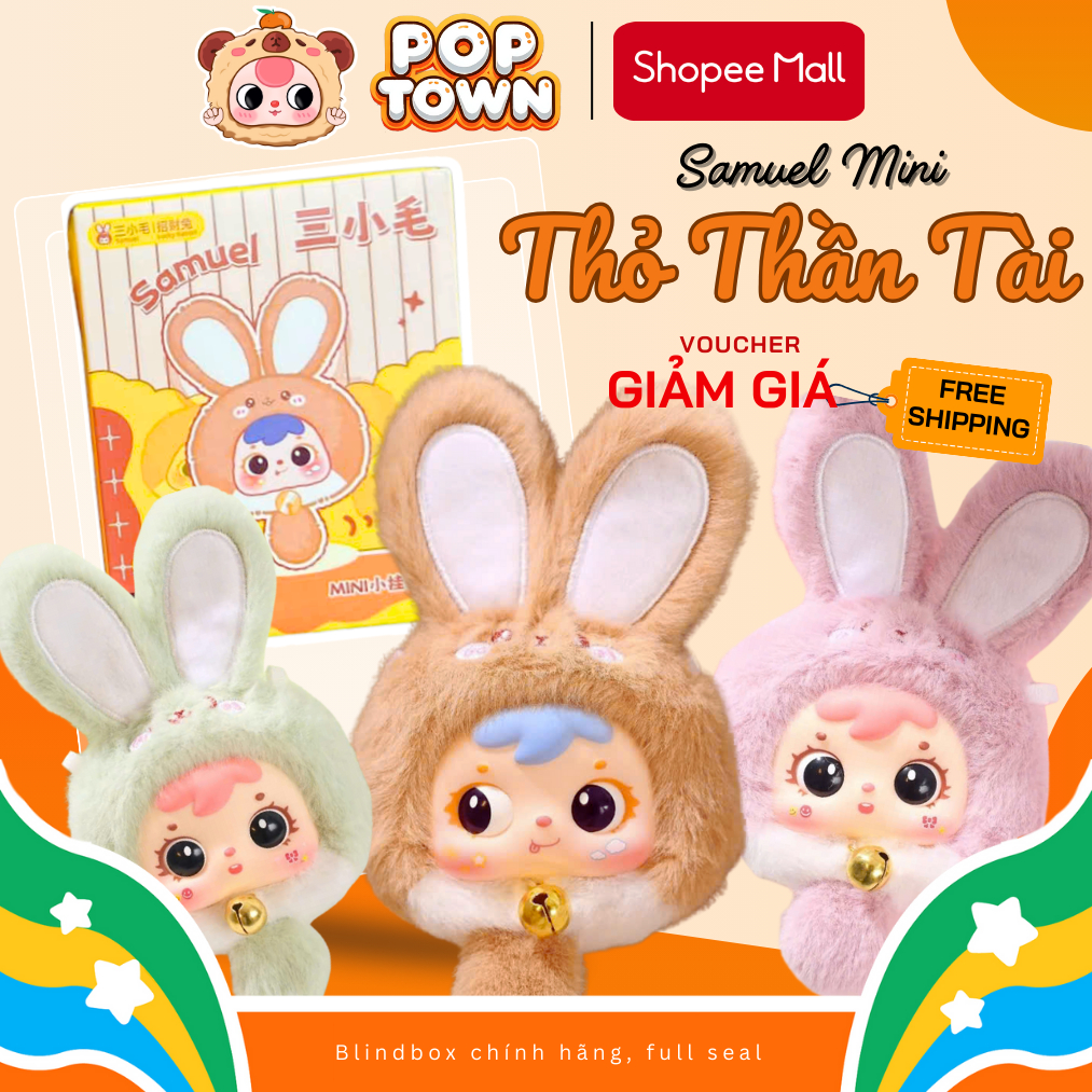 [HỎA TỐC] - SAMUEL THỎ THẦN TÀI MINI - TYKE LUCKY CAT - Blindbox ngẫu ...