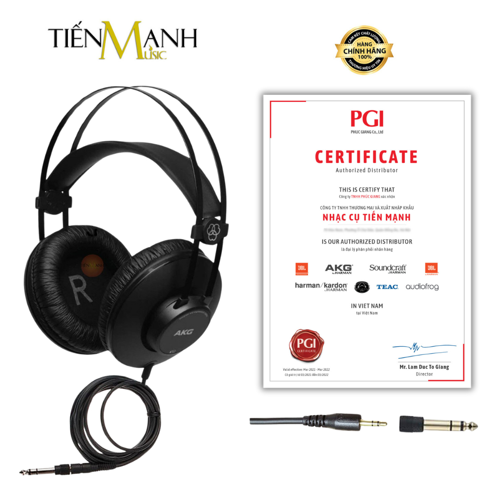 [Chính Hãng] Tai Nghe Kiểm Âm AKG K52 Over-Ear Studio Monitor Headphones Professional | Shopee ...