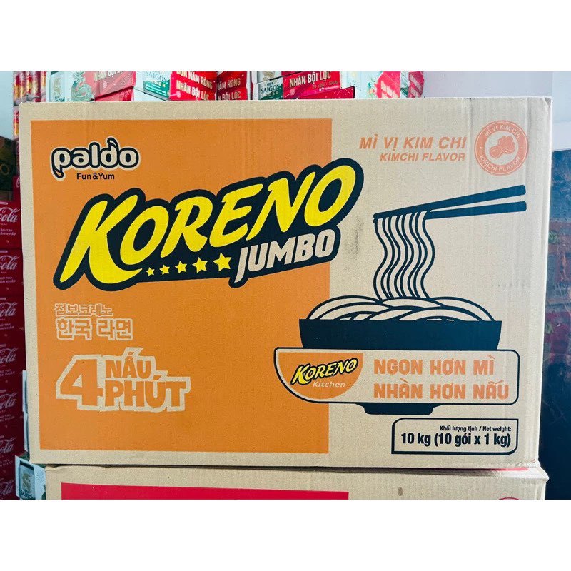 Mì KORENO JUMBO ( thùng 100 gói ) - Loại 1 : CHÍNH HÃNG | Shopee Việt Nam