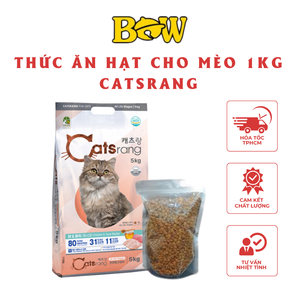 Cat's Rang Hạt Thức Ăn Cho Mèo Mọi Lứa Tuổi Catsrang Túi Chiết 500g và ...