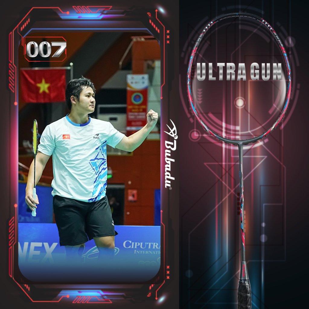 [CHÍNH HÃNG BUBADU] VỢT CẦU LÔNG BUBADU ULTRA GUN 007 siêu phẩm công ...