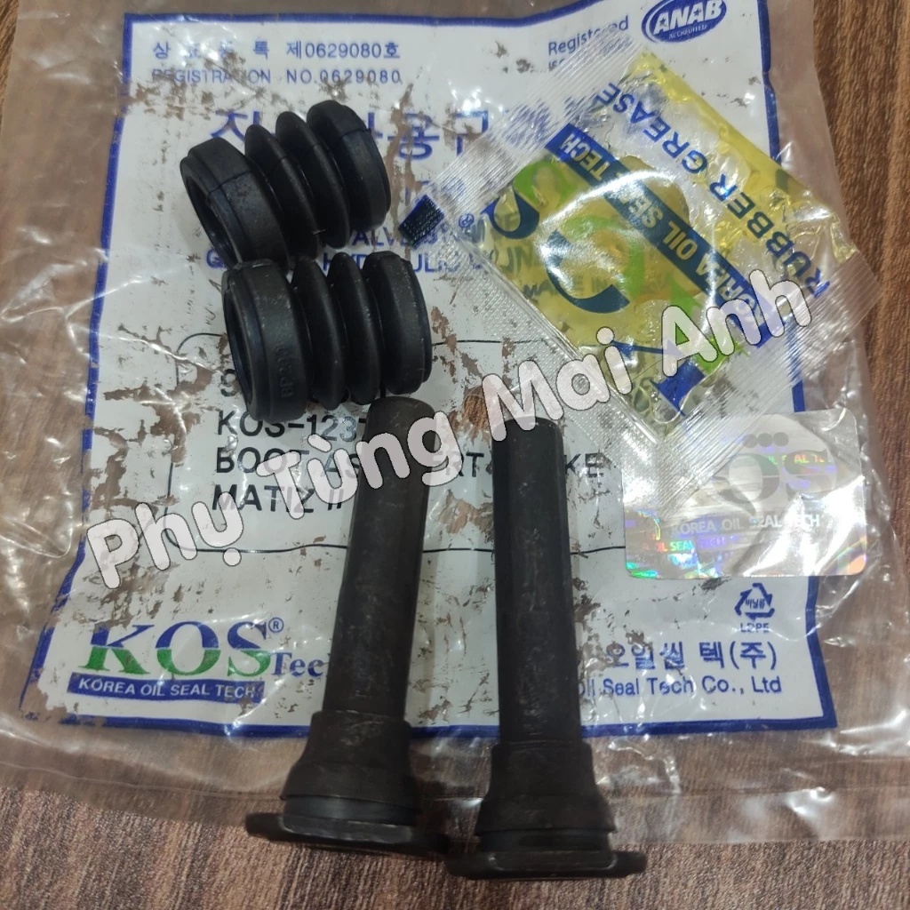 Bộ ắc / chốt phanh trước liền cao su Deawoo Matiz , Spark (Matiz 3 ...