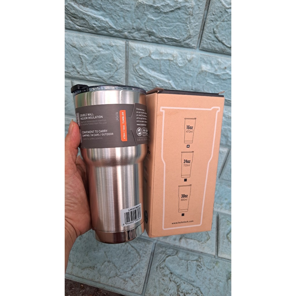 Ly Giữ Nhiệt Lock&Lock Swing Tumbler LHC4136 bạc | Shopee Việt Nam