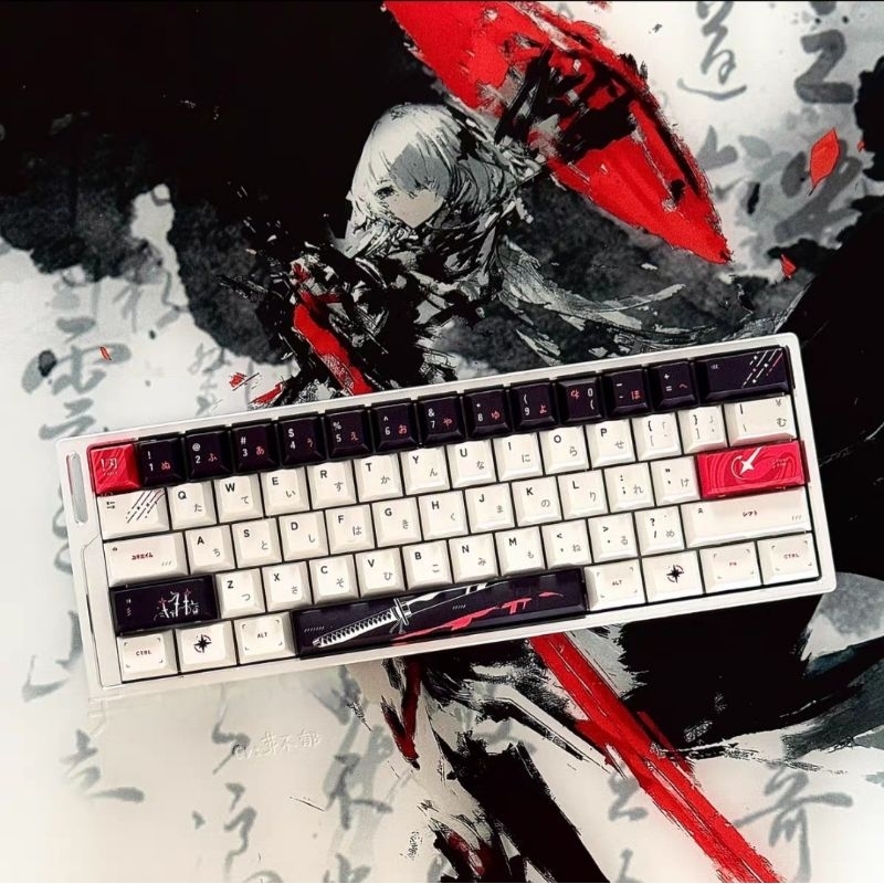 Keycap Anime Yuki Aim cherry PBT custom cho bàn phím | Shopee Việt Nam