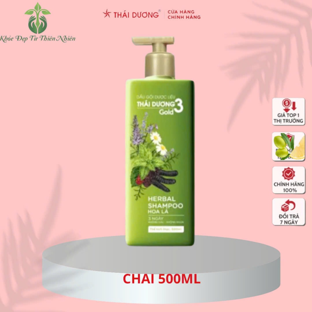 DẦU GỘI DƯỢC LIỆU THÁI DƯƠNG 3 HƯƠNG MÙI LÁ 480ml (100% CHÍNH HÃNG SAO THÁI DƯƠNG) | Shopee Việt Nam