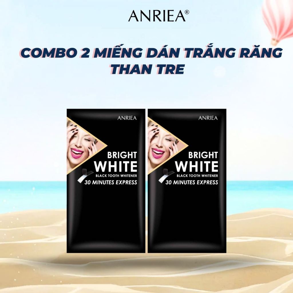 Combo 2 miếng dán trắng răng Anriea Than Tre - trắng răng an toàn 2A03 ...