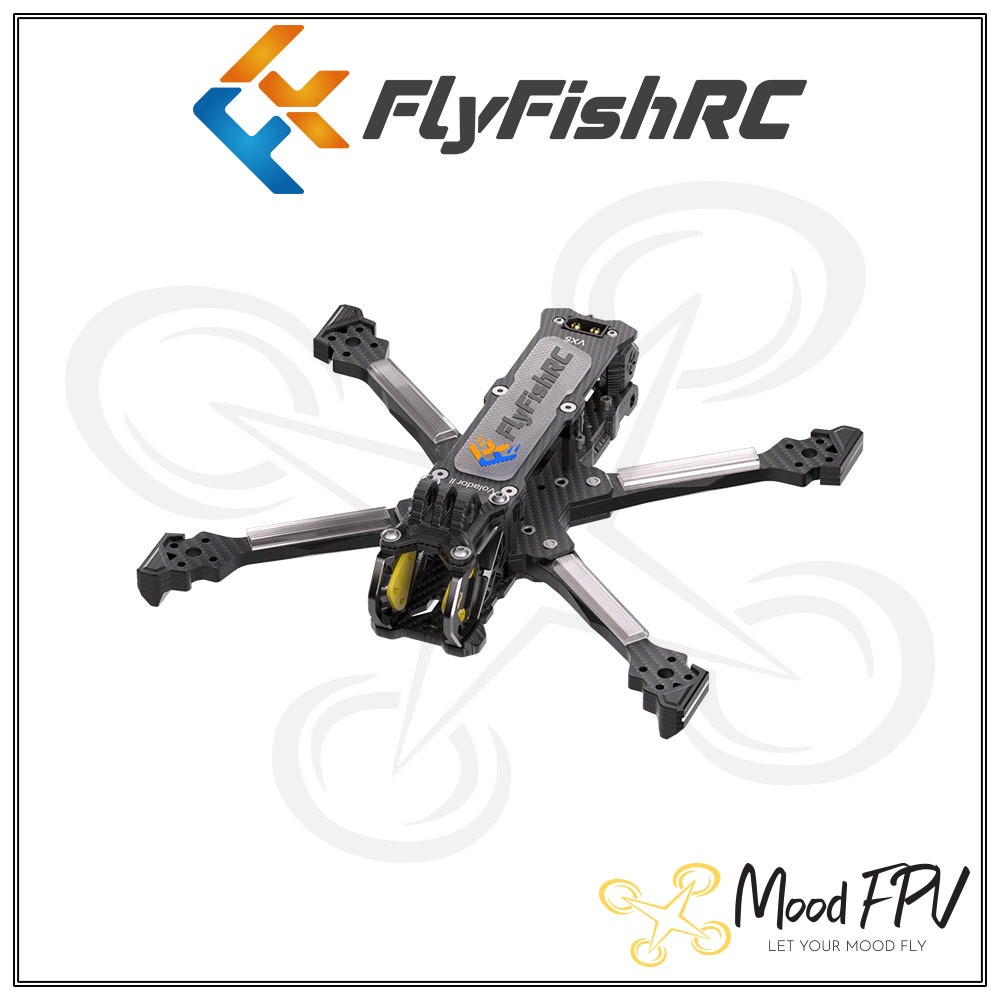 Khung FlyFishRC Volador II VX5 O3 FPV Freestyle T700 Frame Kit | Shopee Việt Nam