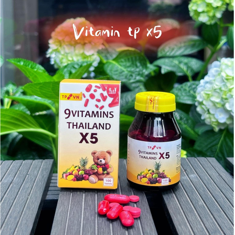 Vitamin TP VN X5 Thái Lan Hộp 100 Viên Hỗ Trợ Ăn Ngon, Tăng Cân Cho ...