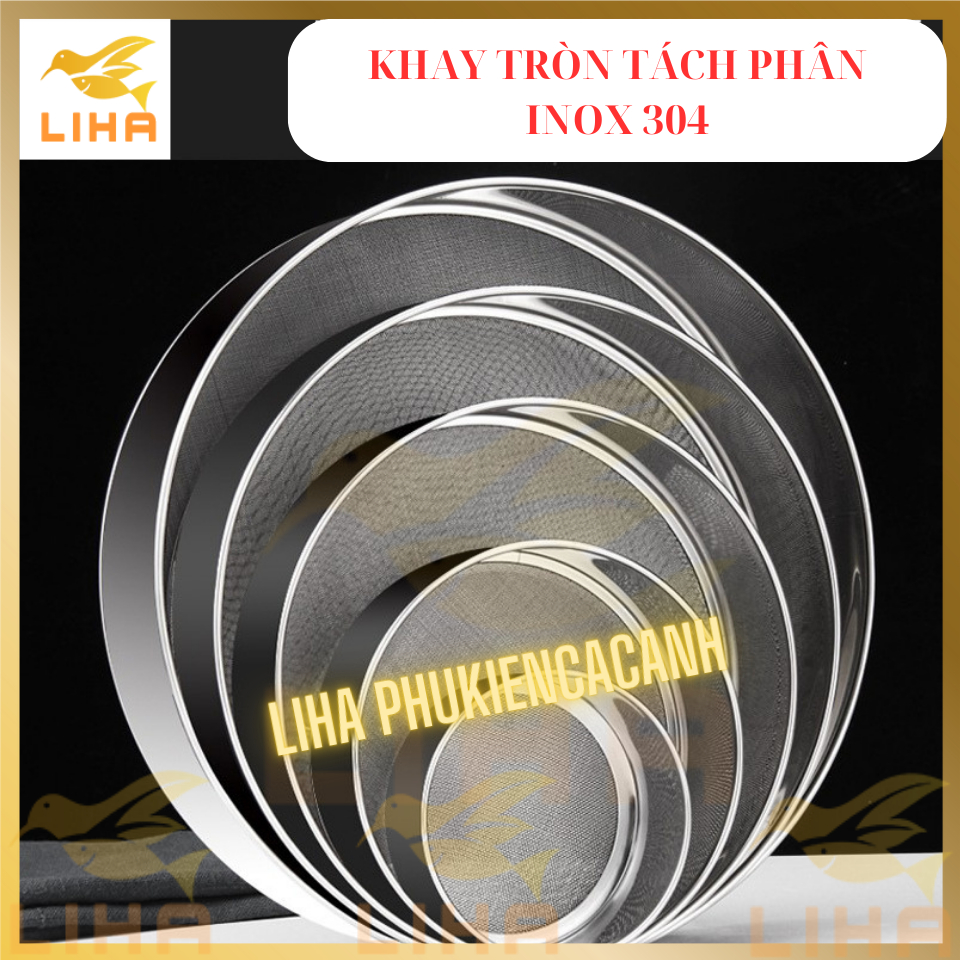 Khay Tách Phân Tròn INOX 201 304 Kích Thước 10cm 15cm Dành Cho Bể Cá | Shopee Việt Nam